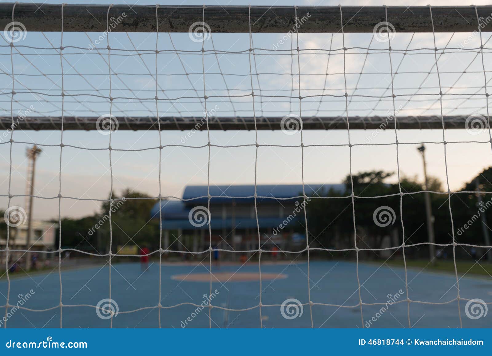 Goal Nets Futsal stock photo. Image of pitch, stadium - 46818744