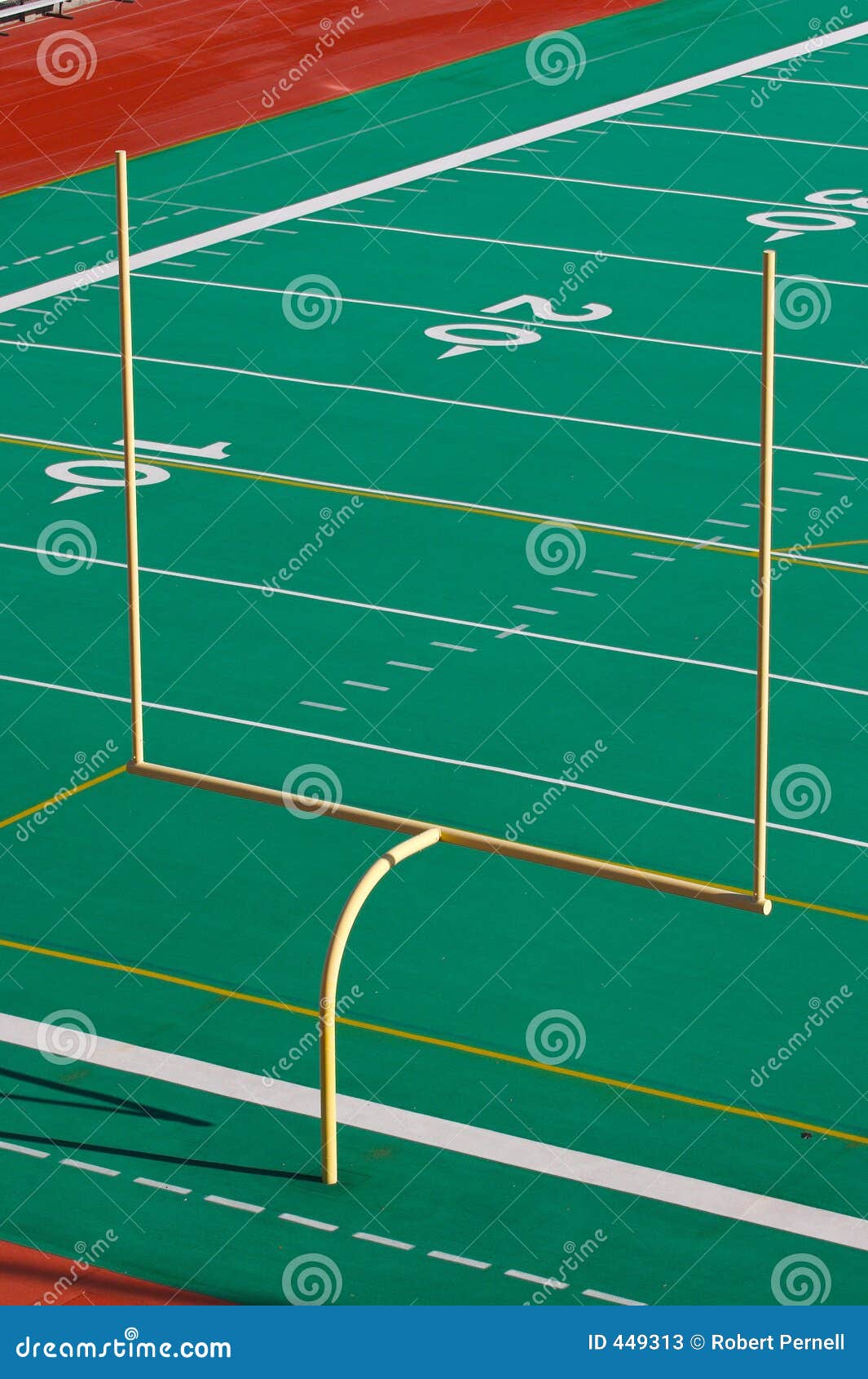 Goal Post stock image. Image of yardage, post, punt, score - 449313