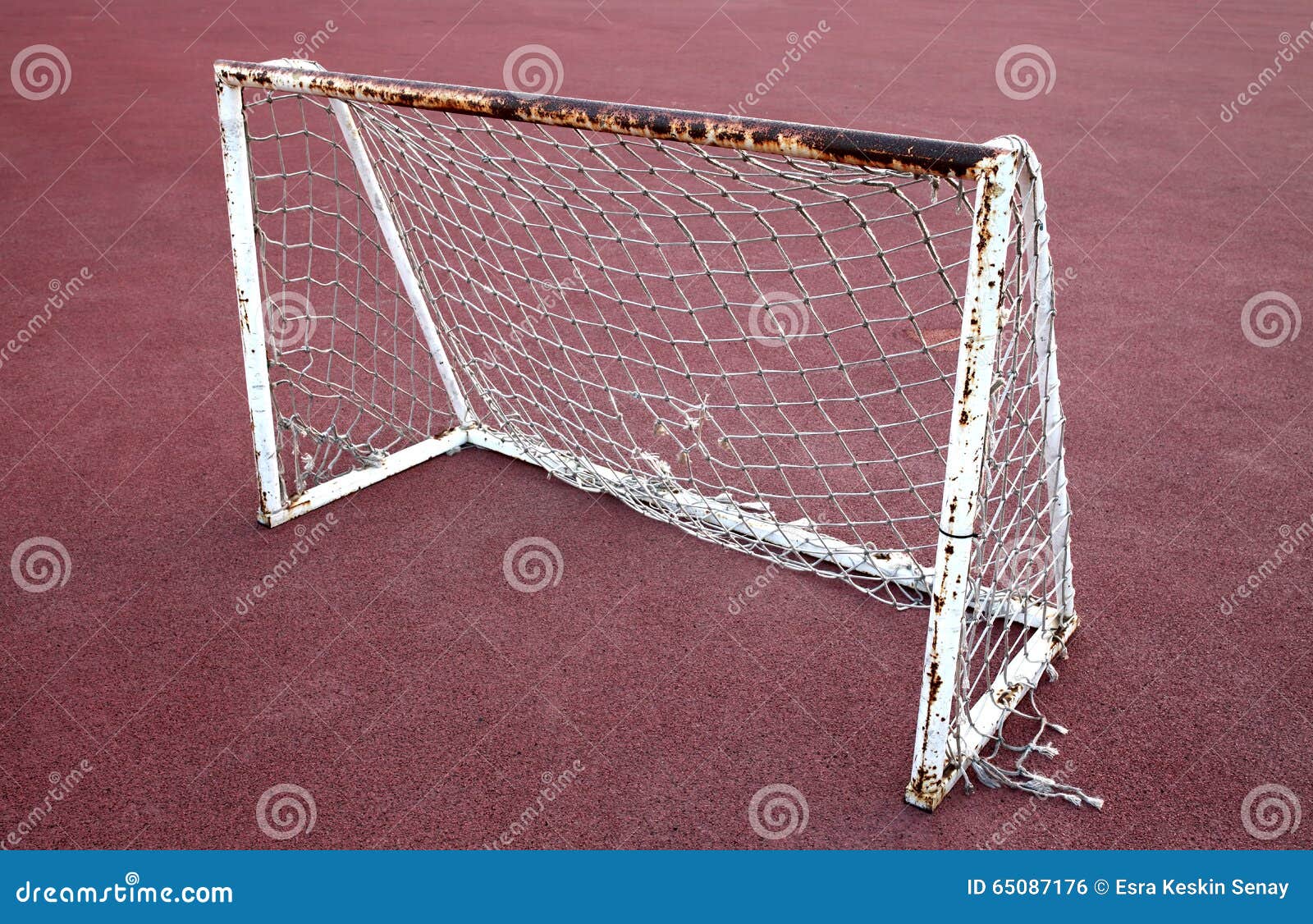 Goal post stock photo. Image of round, path, single, plain - 65087176