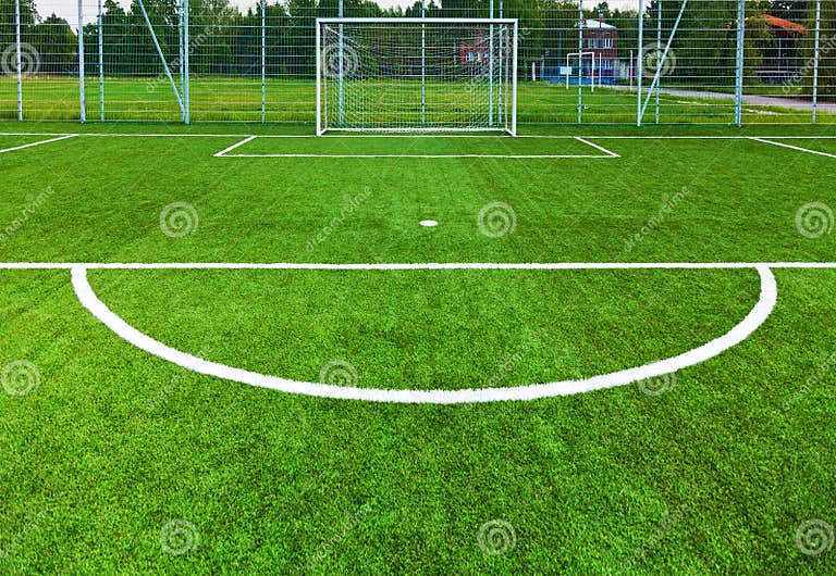 Goal post.Soccer field stock image. Image of postsoccer - 139905287