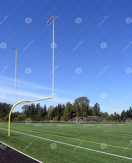 Goal Posts stock image. Image of field, astroturf, zone - 230515