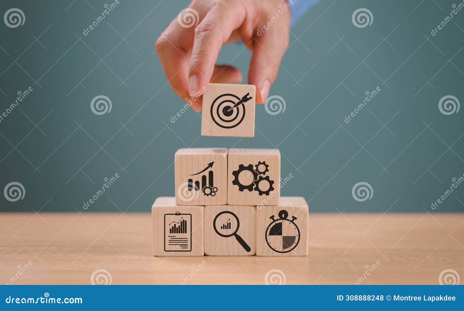 Goal Setting Planning Focus for Future Stock Photo - Image of challenge ...
