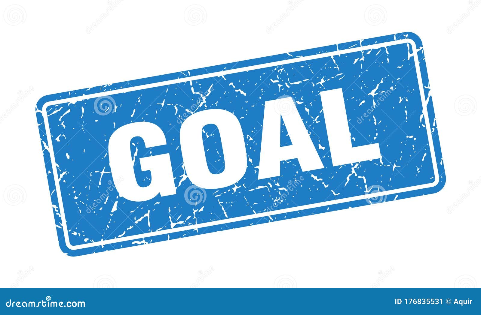 Goal Sign. Goal Grunge Stamp Stock Vector - Illustration of grunge ...