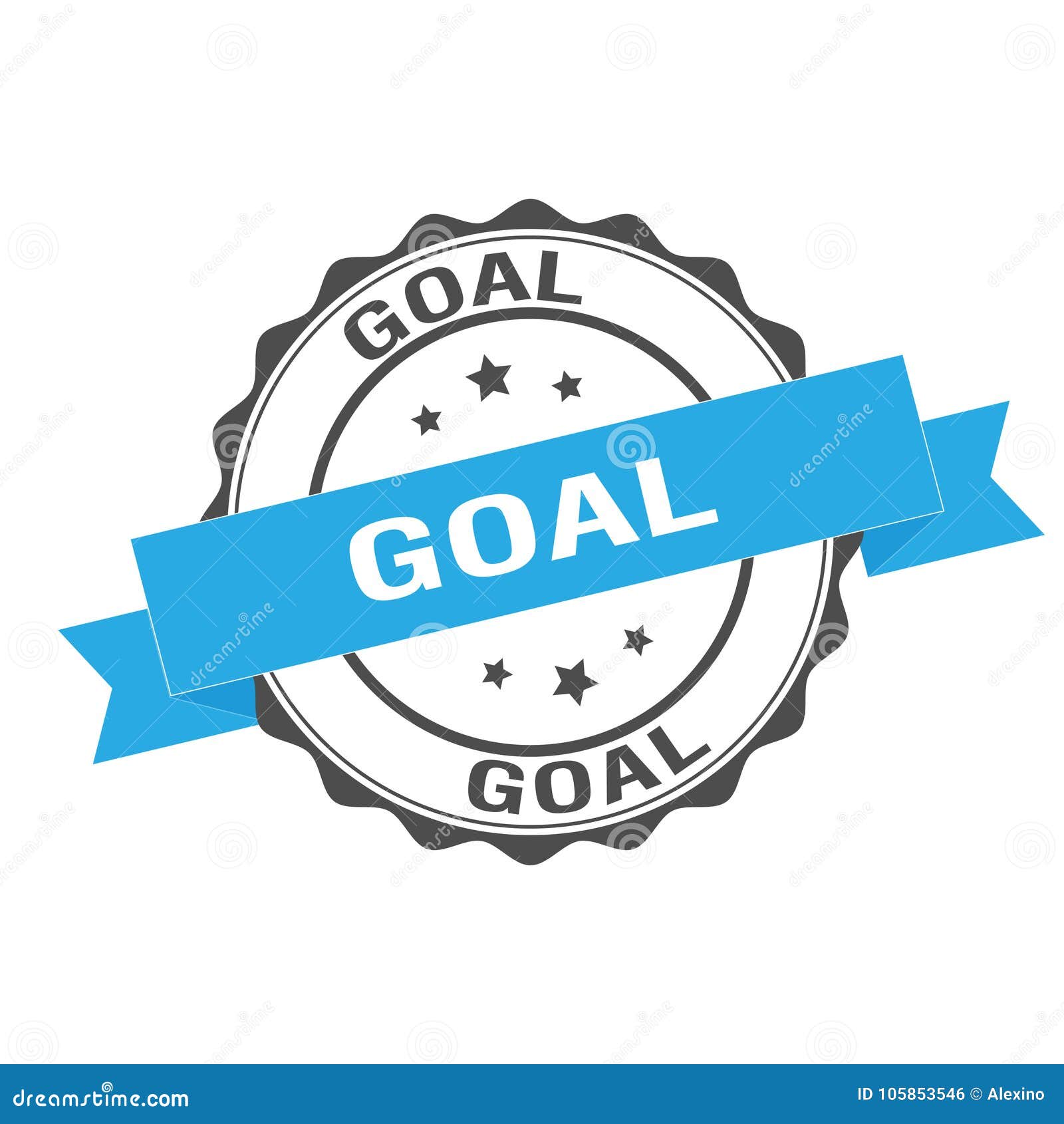 Goal stamp illustration stock vector. Illustration of graphics - 105853546