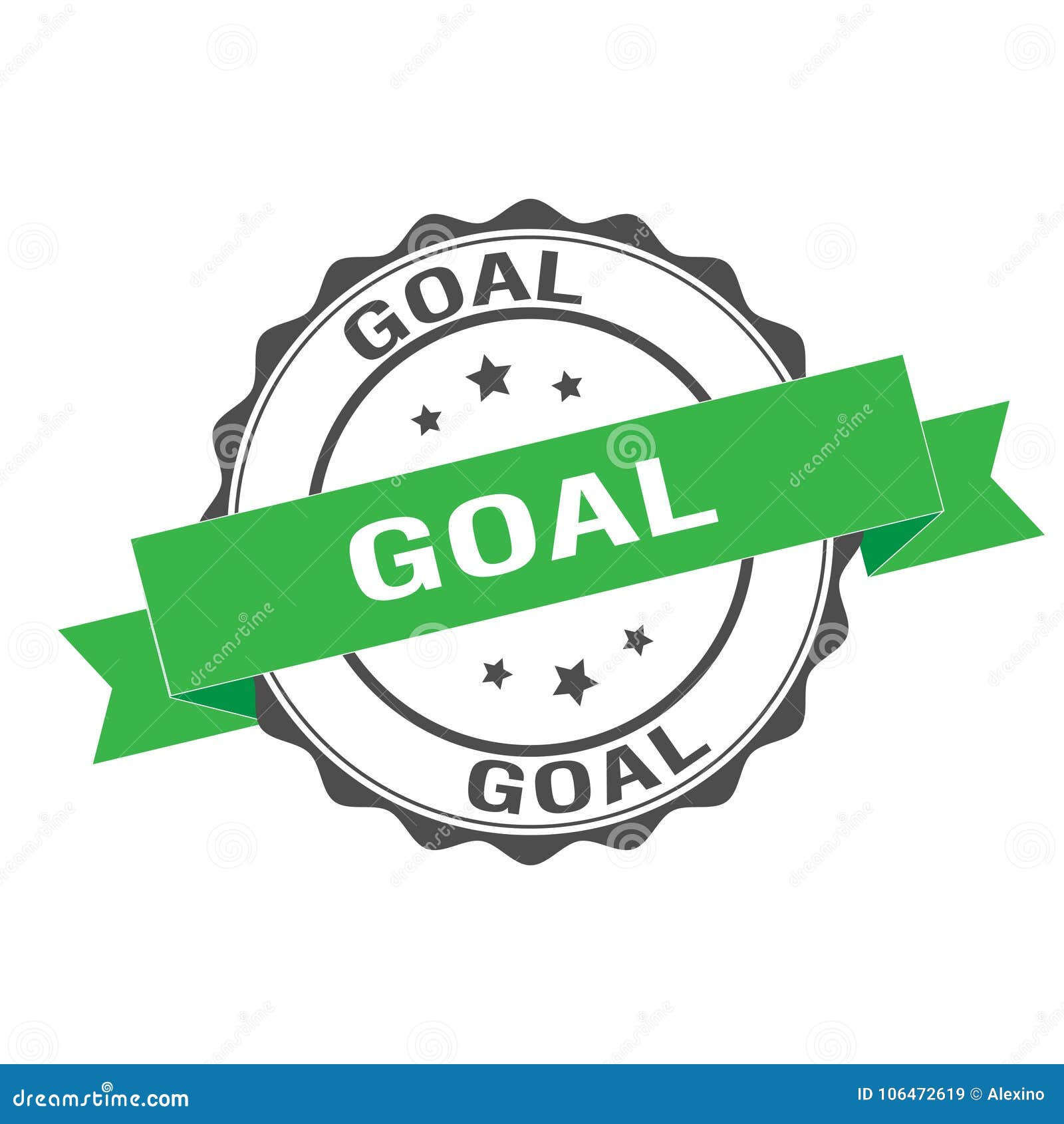Goal stamp illustration stock vector. Illustration of brand - 106472619