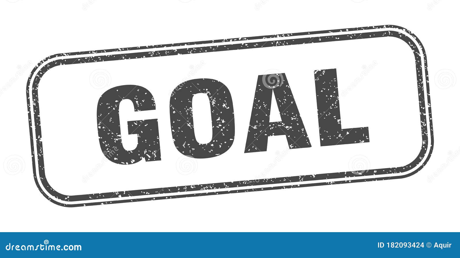 Goal Stamp. Goal Square Grunge Sign Stock Vector - Illustration of ...