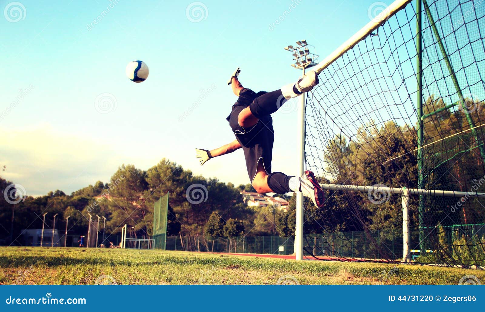 Goal stop a ball stock photo. Image of counter, stop - 44731220