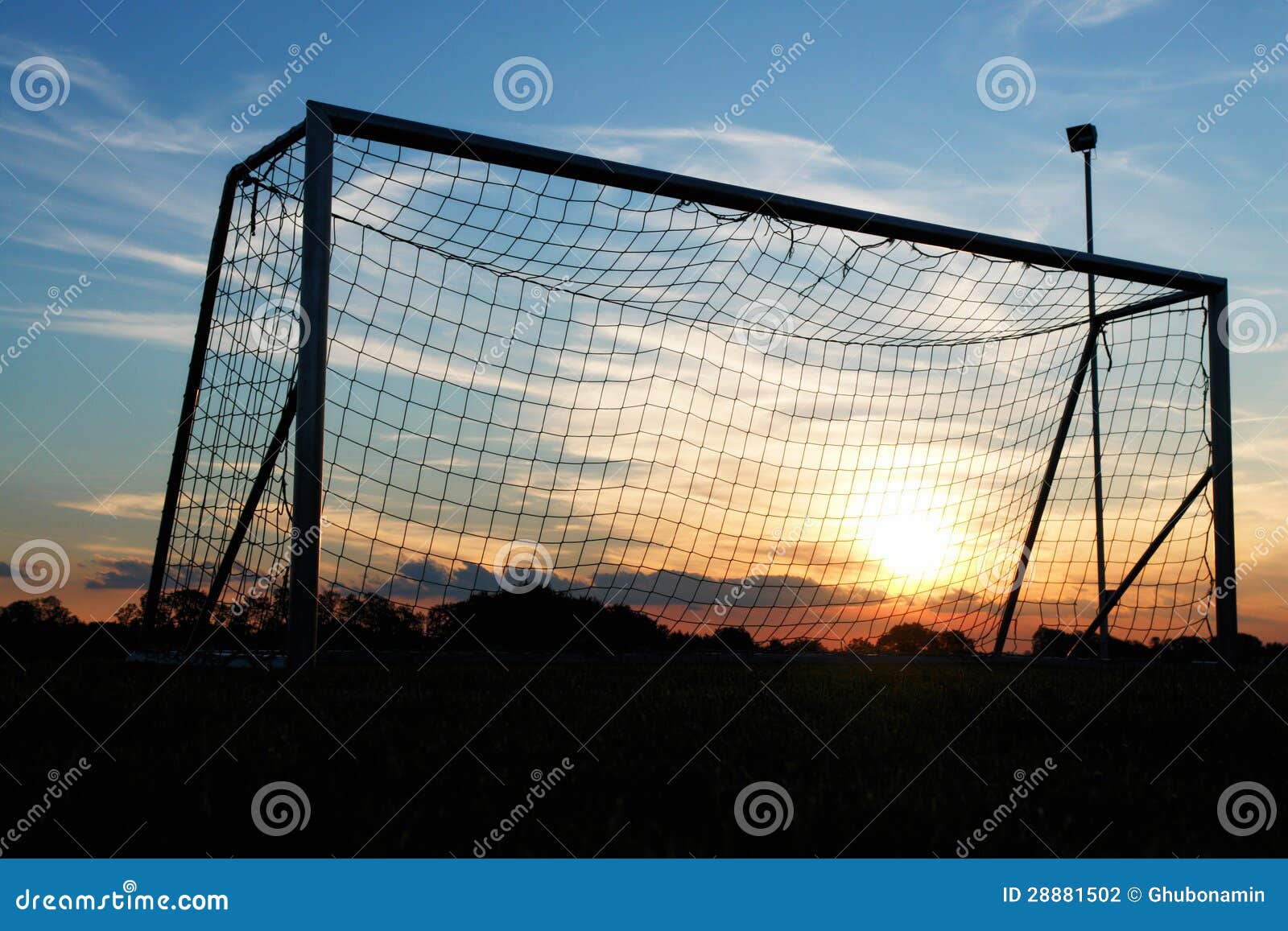 Goal sunset stock photo. Image of nature, competition - 28881502