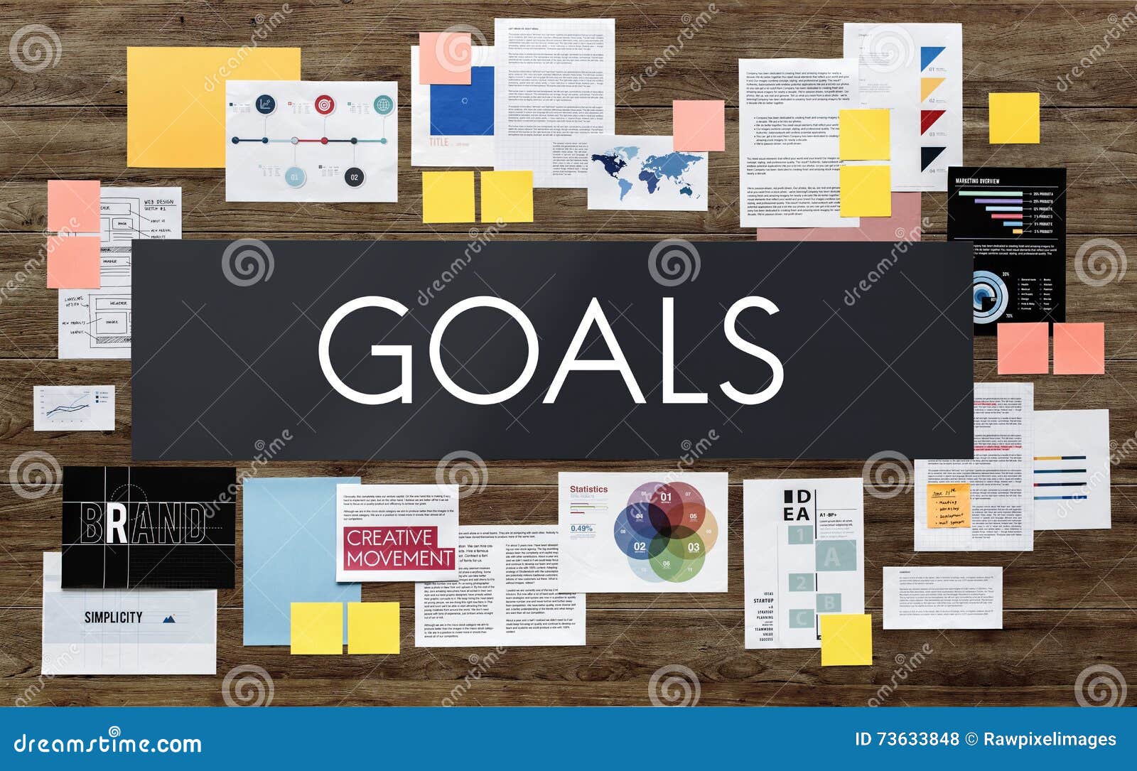 Goal Target Aiming Success Vision Concept Stock Photo - Image of dirty ...