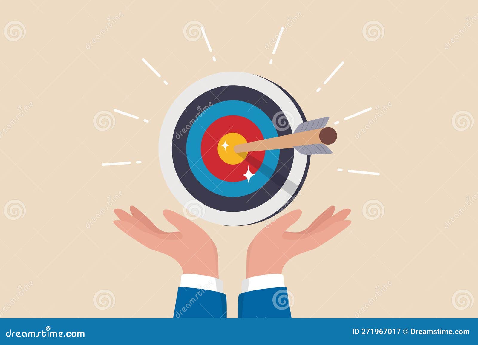 Goal or Target, Focus and Concentration To Achieve Success, Purpose or ... Goal or Target, Focus and Concentration To Achieve Success, Purpose or ...