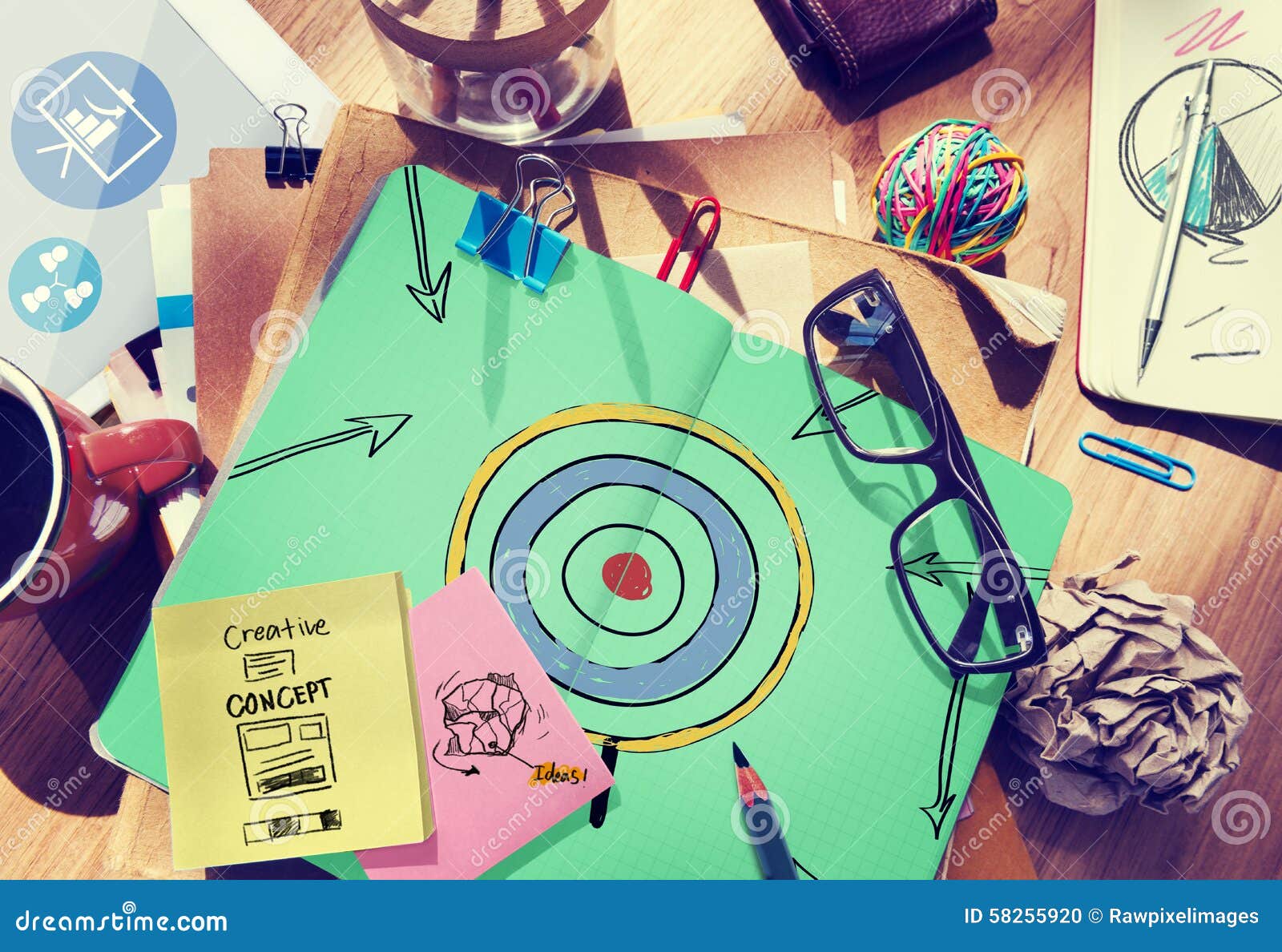 Goal Target Success Aspiration Aim Inspiration Concept Stock Photo ...