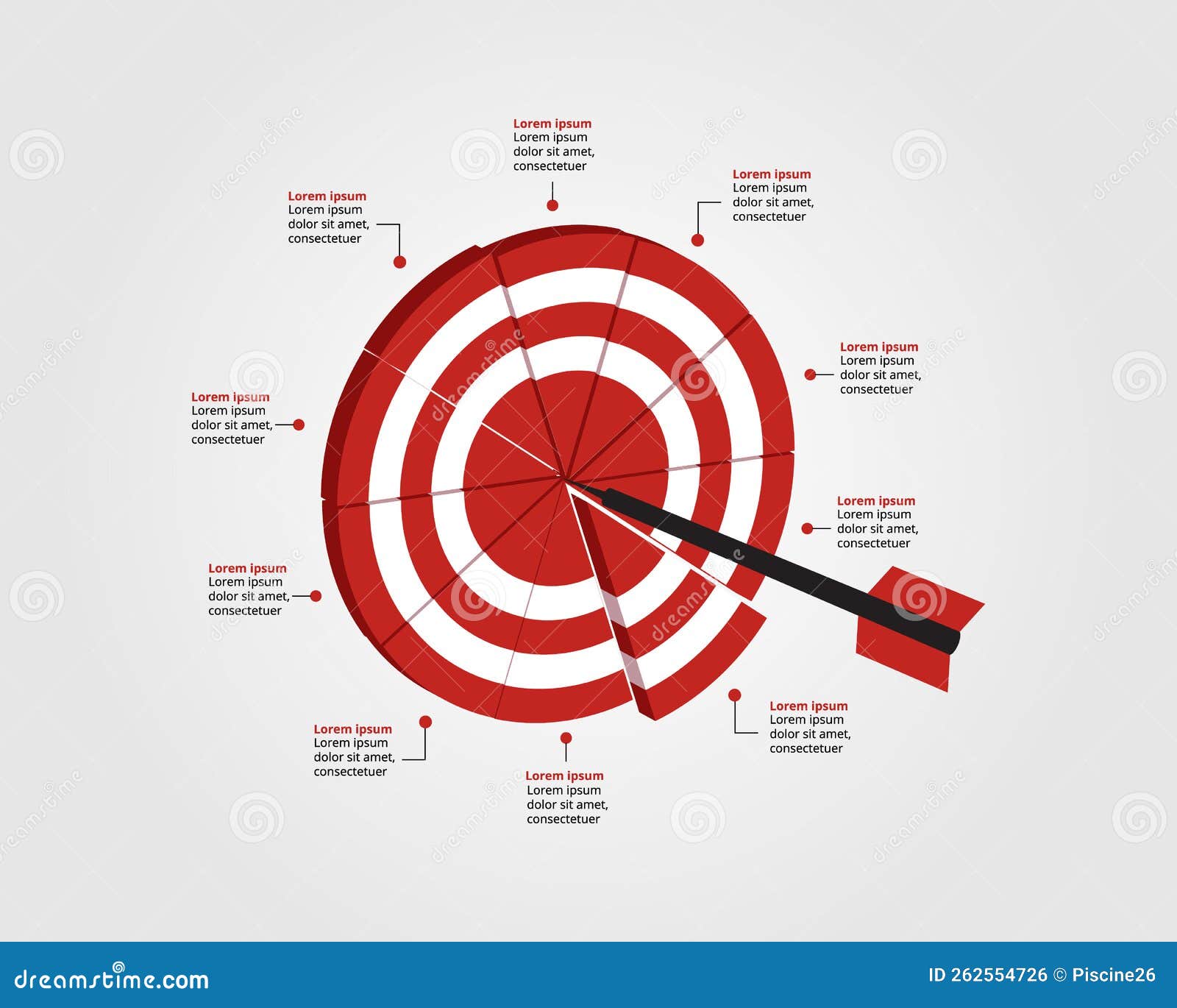 Goal Template for Infographic for Presentation for 10 Element Stock ...