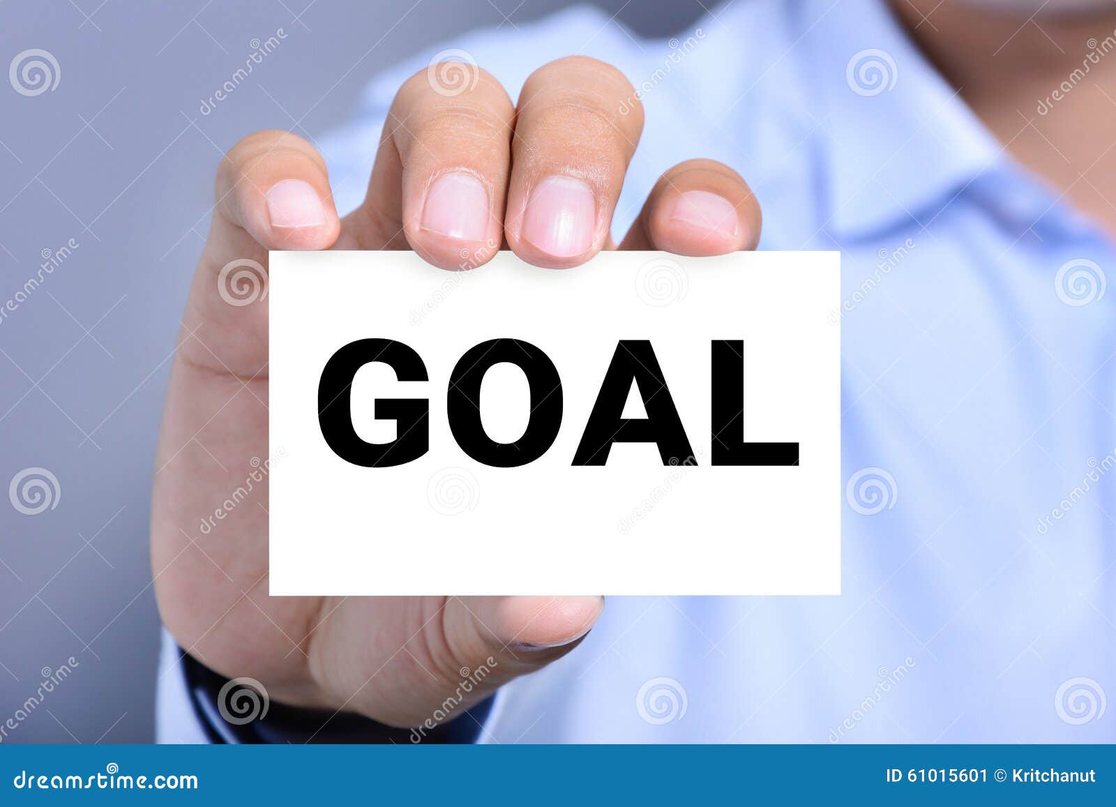 Goal Word Spelled With Wooden Block Royalty-Free Stock Photo ...