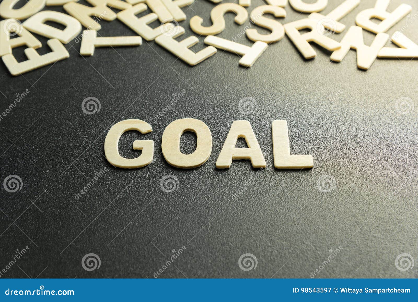 GOAL word stock image. Image of concept, alphabet, education - 98543597