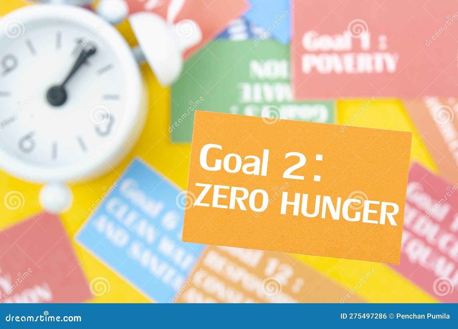 The Goal 2 : Zero Hunger. the SDGs 17 Development Goals Environment ...