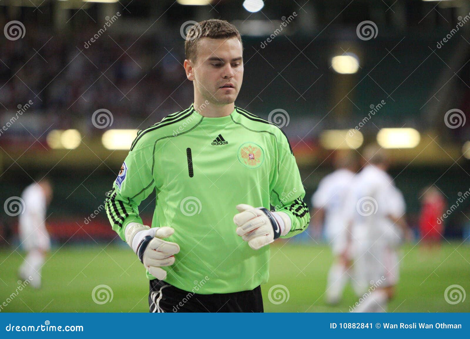 Goalie Goal Keeper editorial photo. Image of cardiff - 10882841