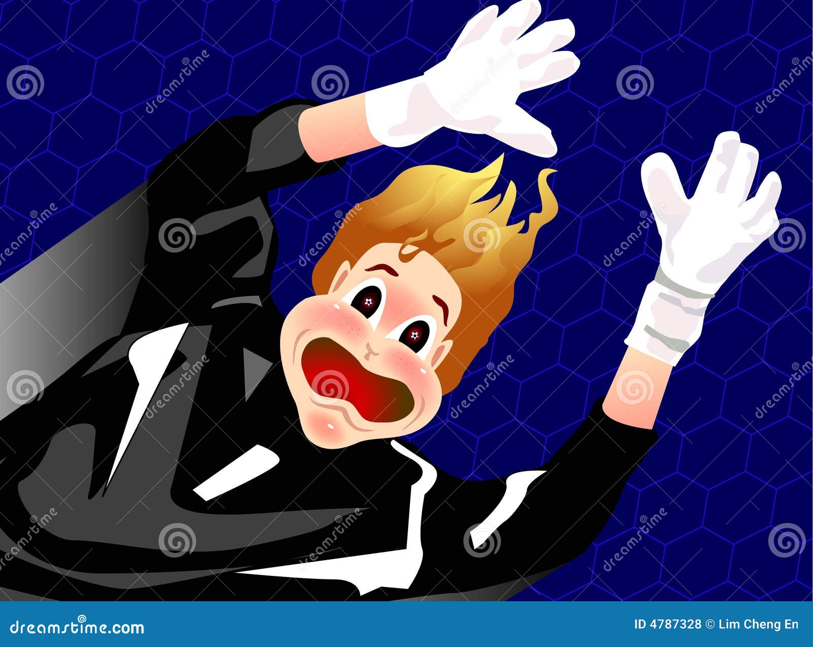 Goalkeeper stock vector. Illustration of player, vector - 4787328