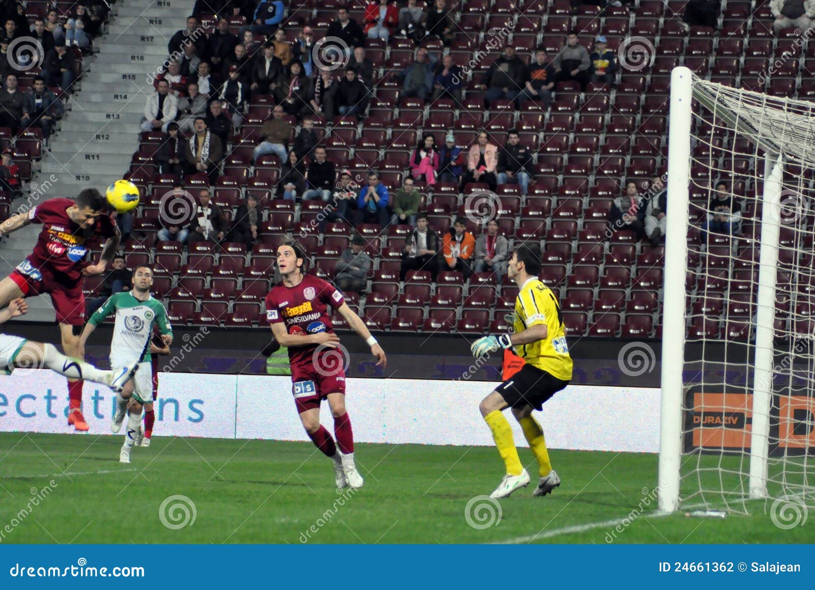 Goalkeeper in action editorial photography. Image of athletics - 24661362