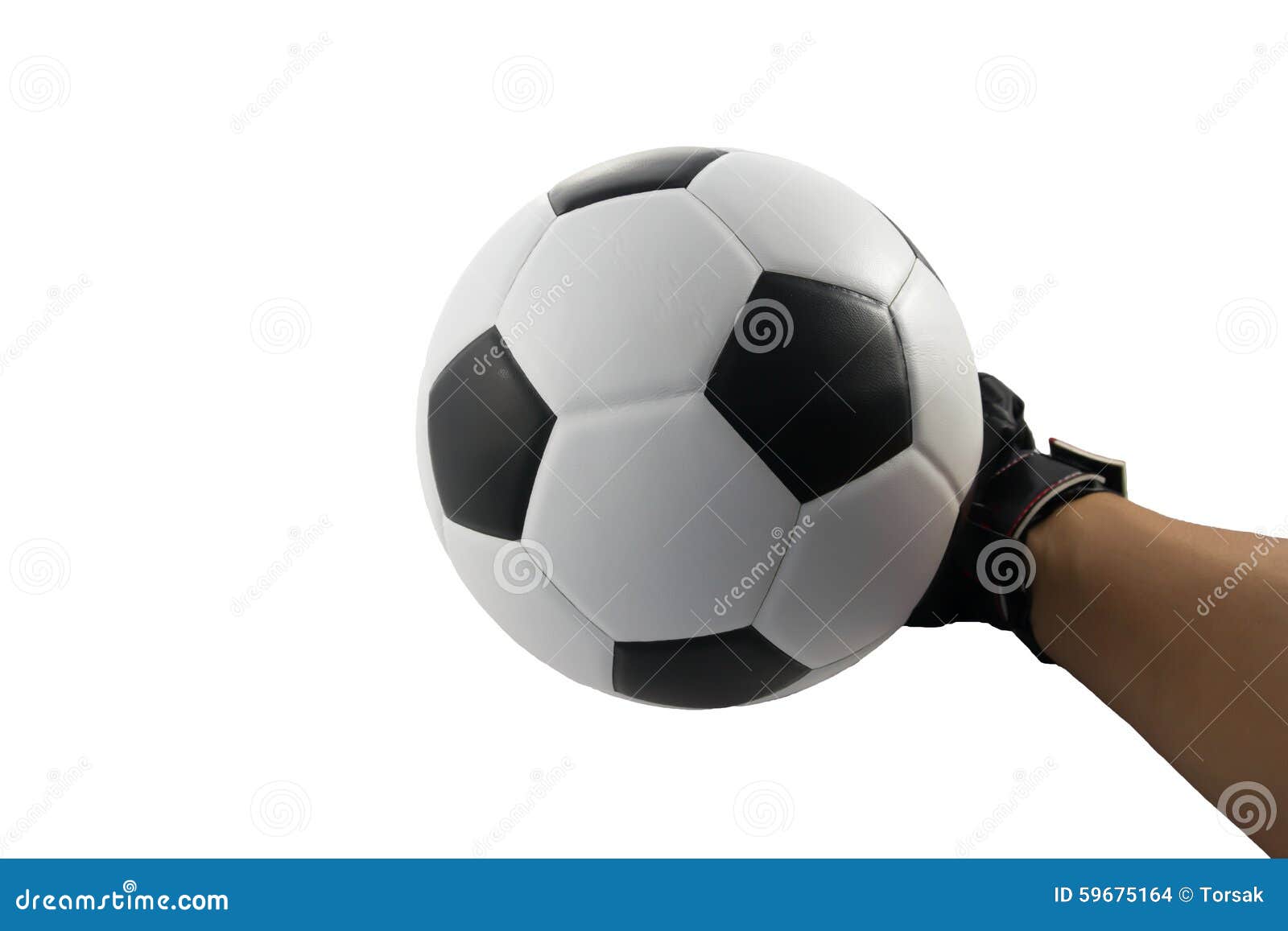 Goalkeeper Catching the Ball Stock Photo - Image of league, acting ...