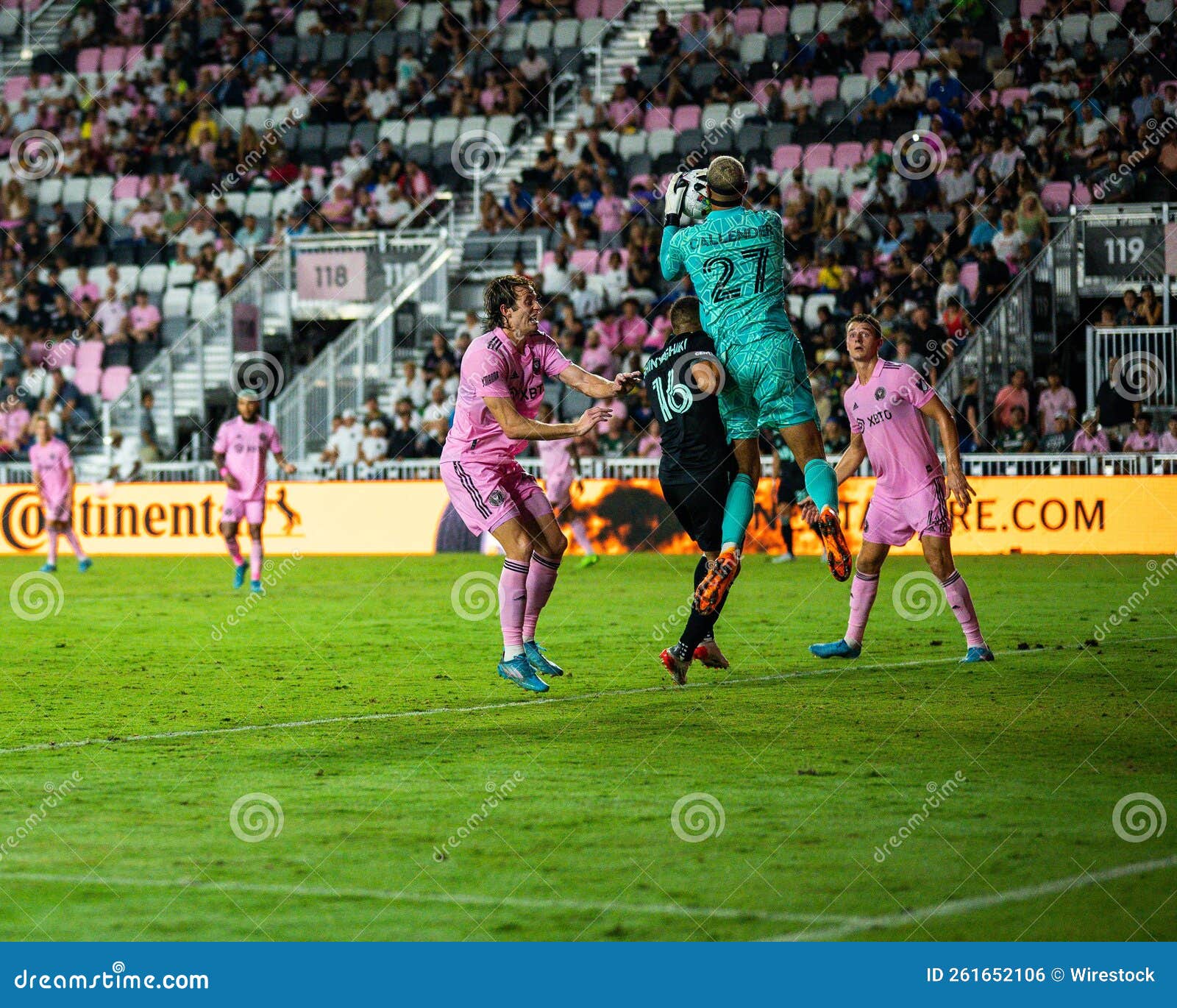 Goalkeeper Making an Important Save To Maintain the Lead in the Match ...