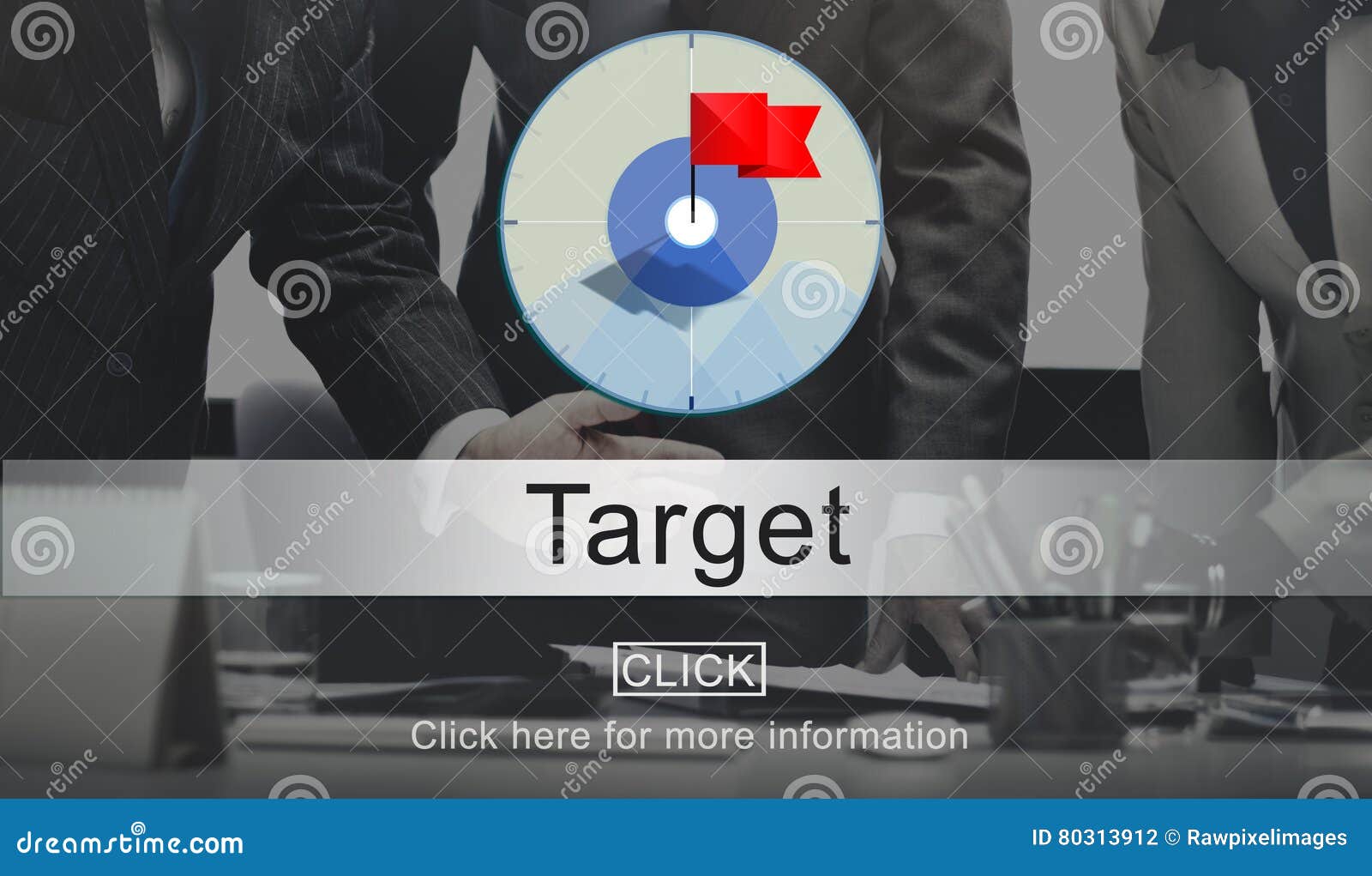 Goals Aim Purpose Mission Target Concept Stock Photo - Image of ...