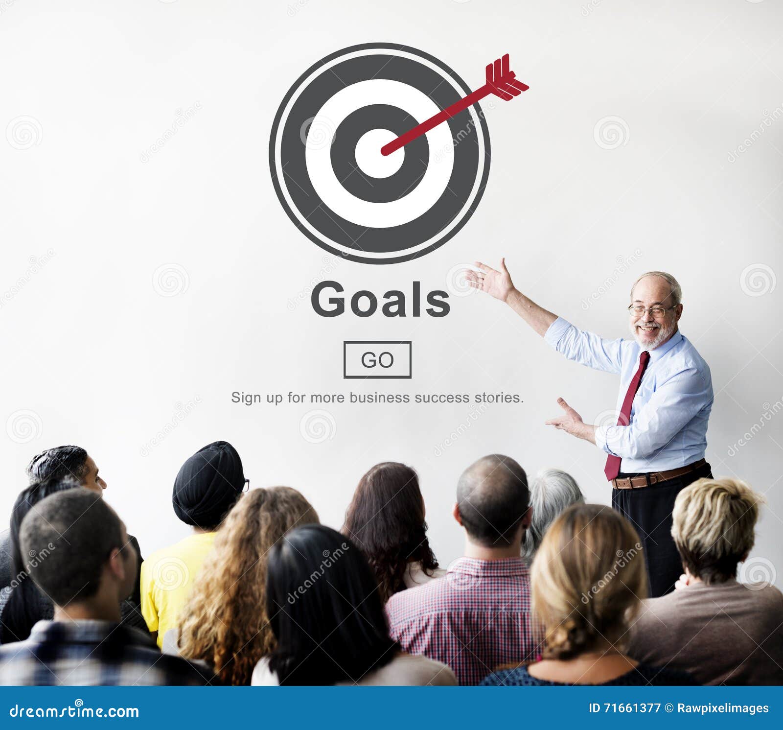 Goals Aspiration Dreams Believe Aim Target Concept Stock Image - Image ...