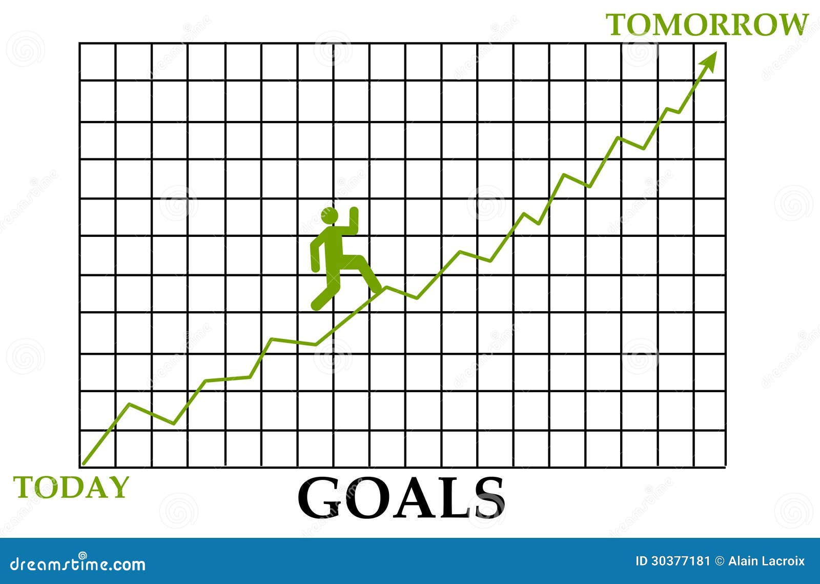 Goals stock illustration. Illustration of future, challenges - 30377181