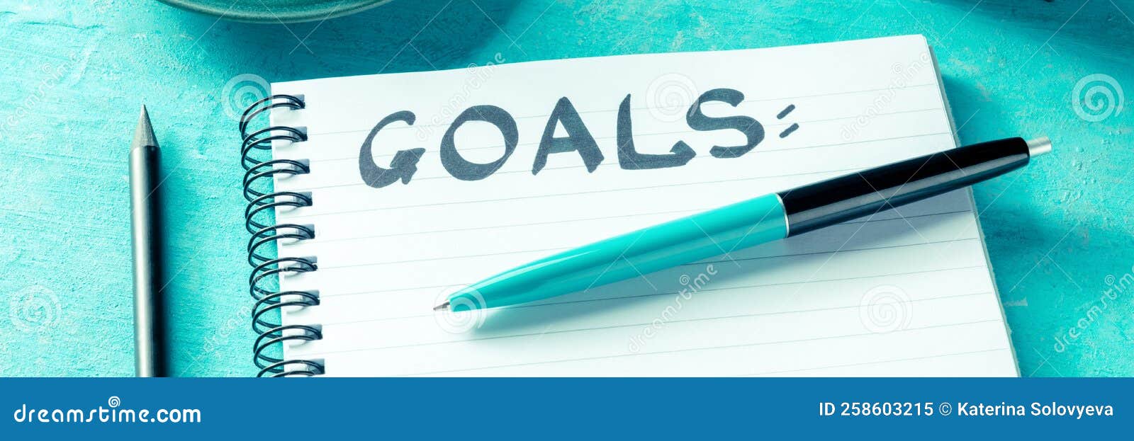 Goals Panorama. the Concept of Goal Setting, Writing a List or a Plan ...