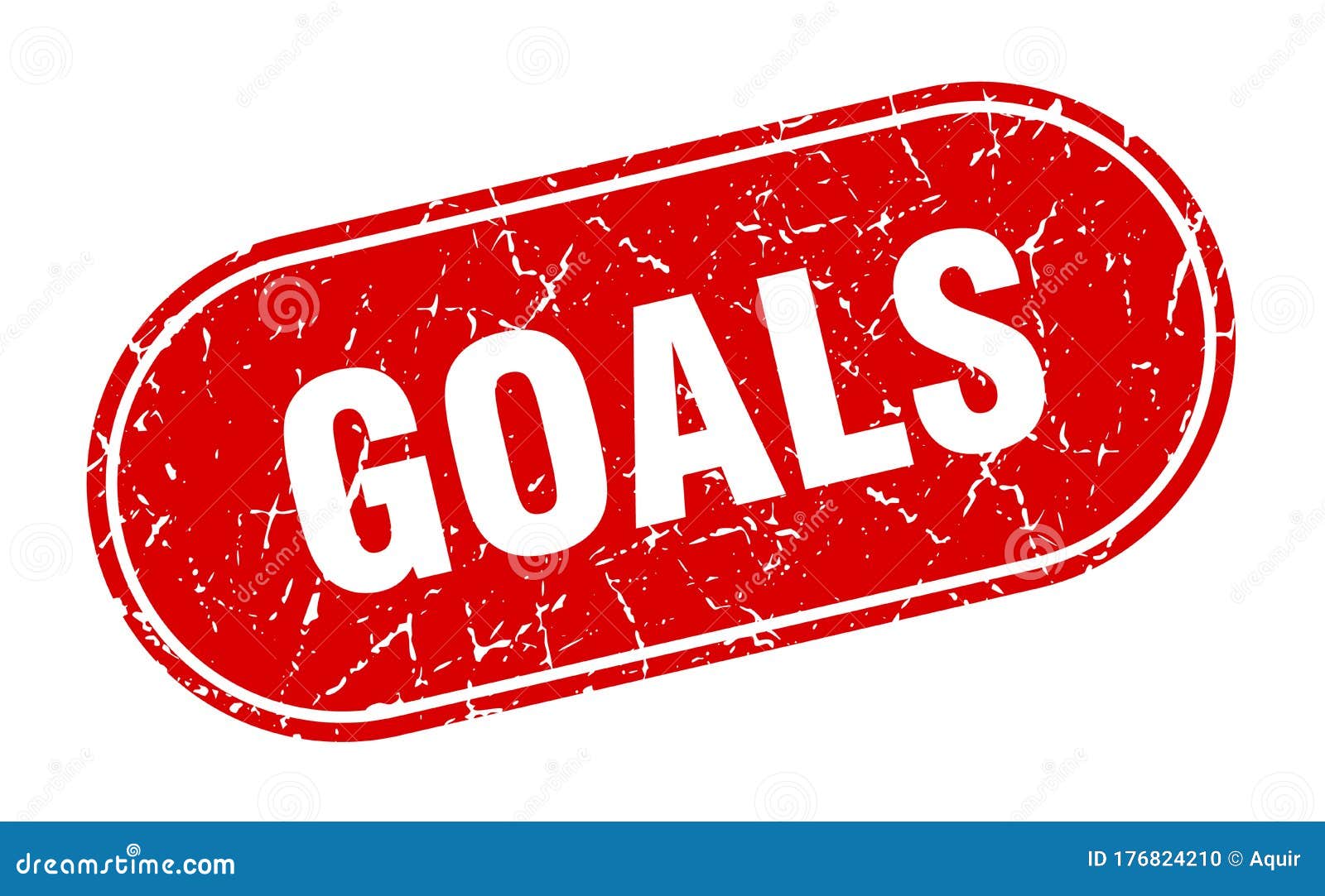 Goals Sign. Goals Grunge Stamp Stock Vector - Illustration of goals ...