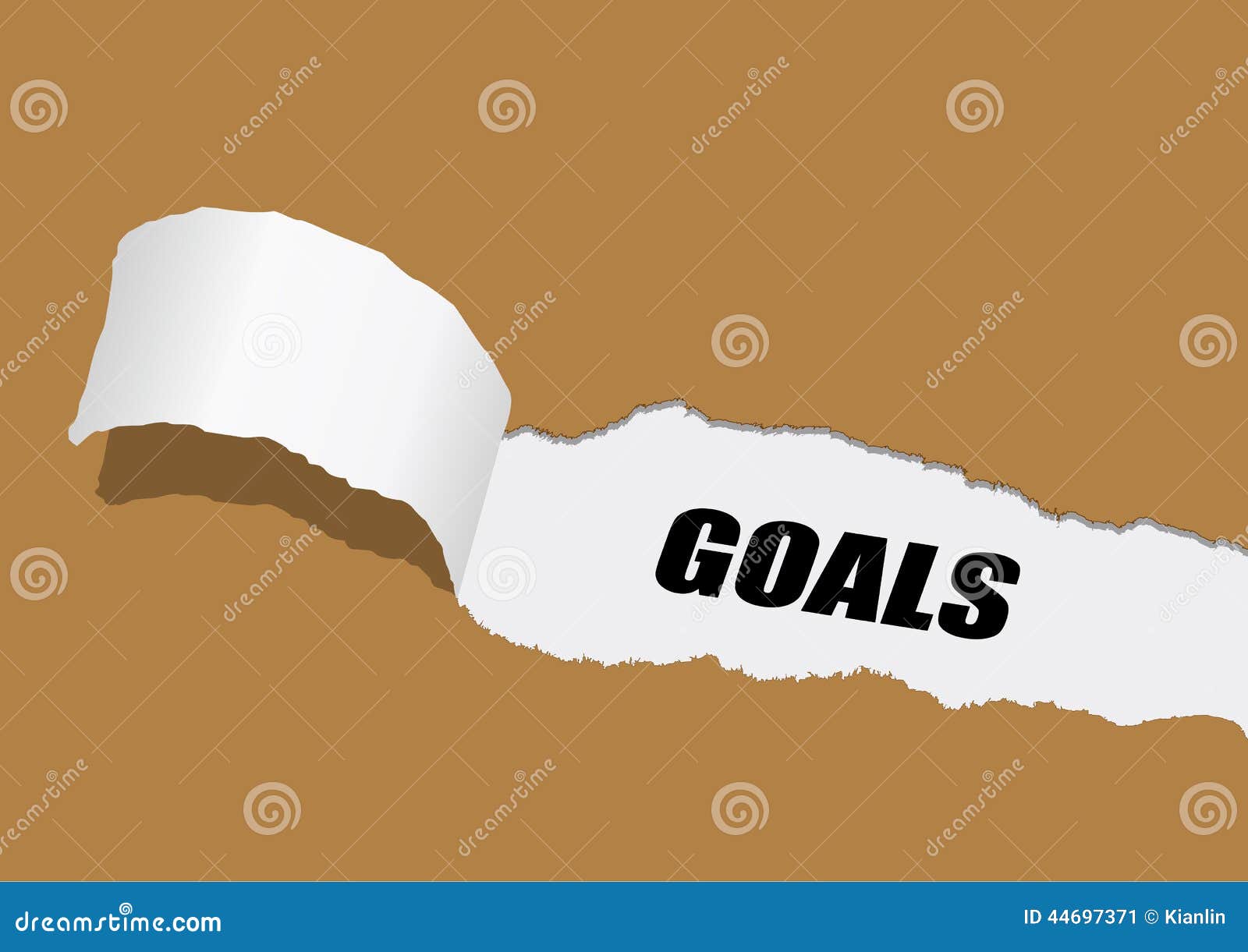 Goals stock illustration. Illustration of brown, horizontal - 44697371