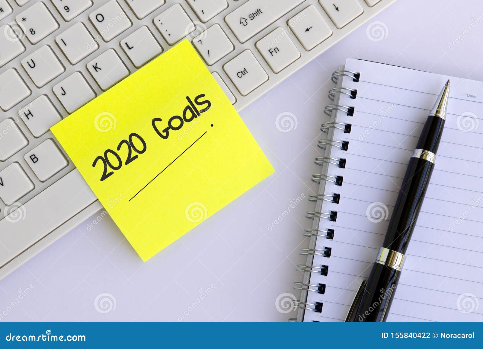 2020 Goals stock photo. Image of organizer, life, goals - 155840422