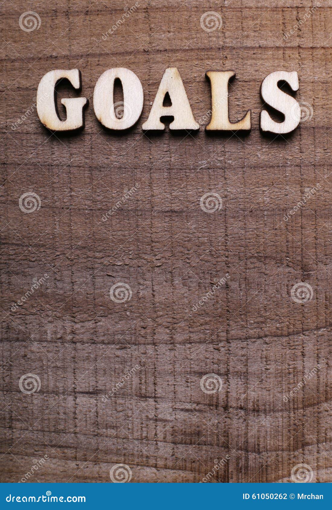 Goals Wooden Background stock photo. Image of natural - 61050262
