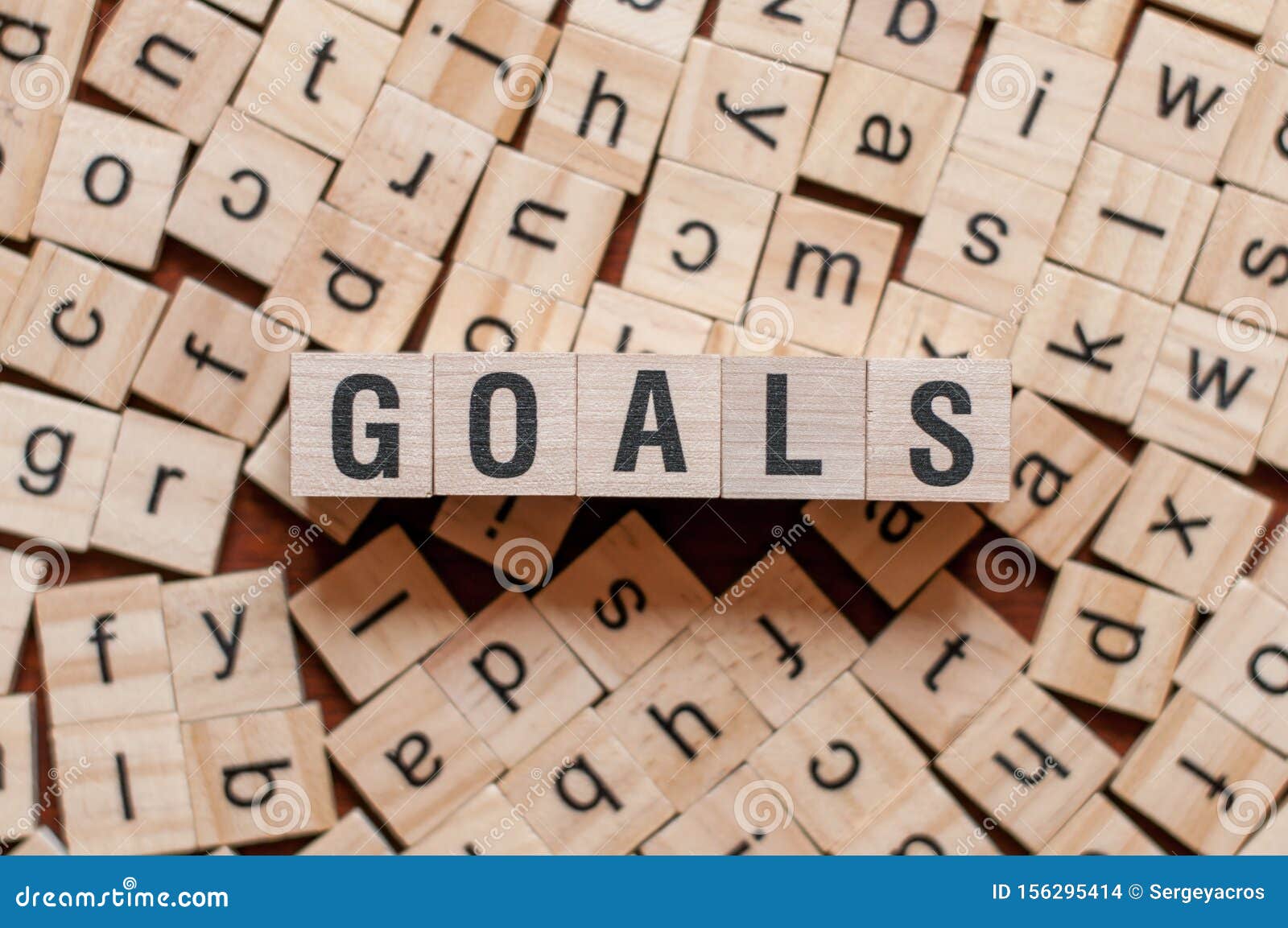 Goals word concept stock photo. Image of change, list - 156295414
