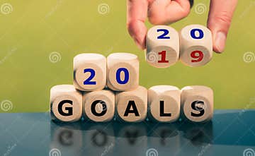 Goals for the year 2020 stock photo. Image of calendar - 152938974