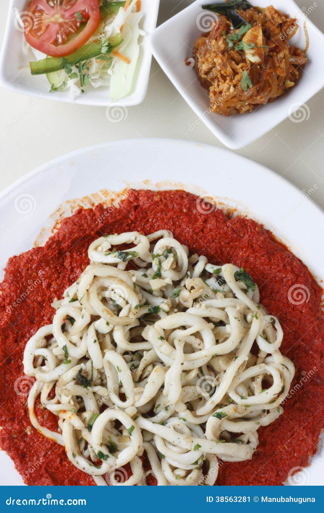 Goan Squid Masala stock image. Image of oriental, cookery - 38563281