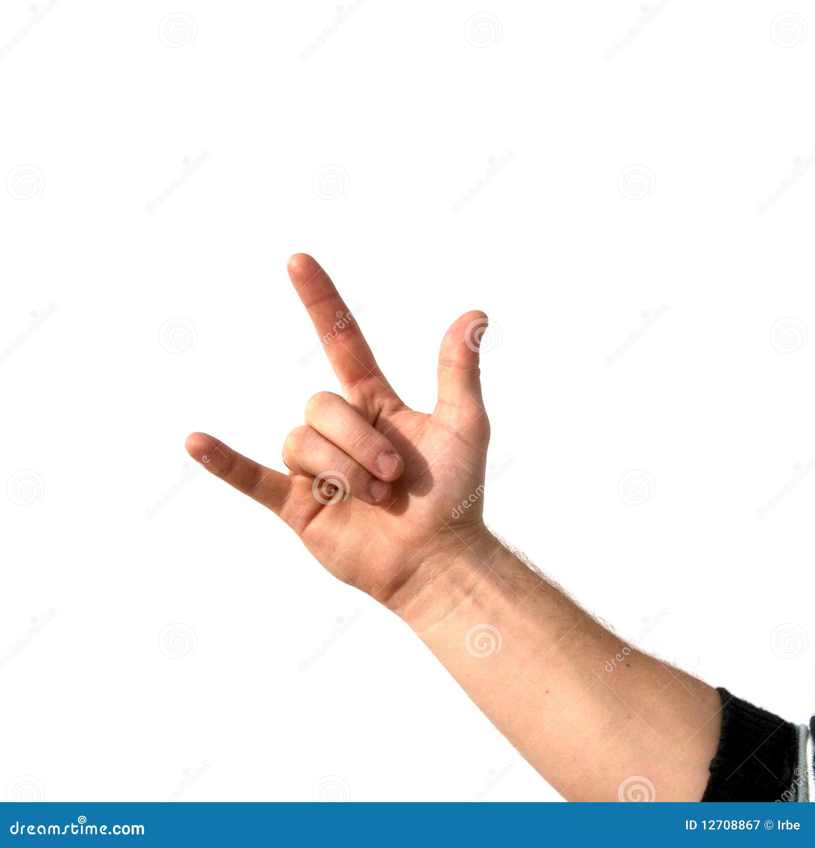 Goat stock image. Image of hand, excellent, finger, gestures - 12708867