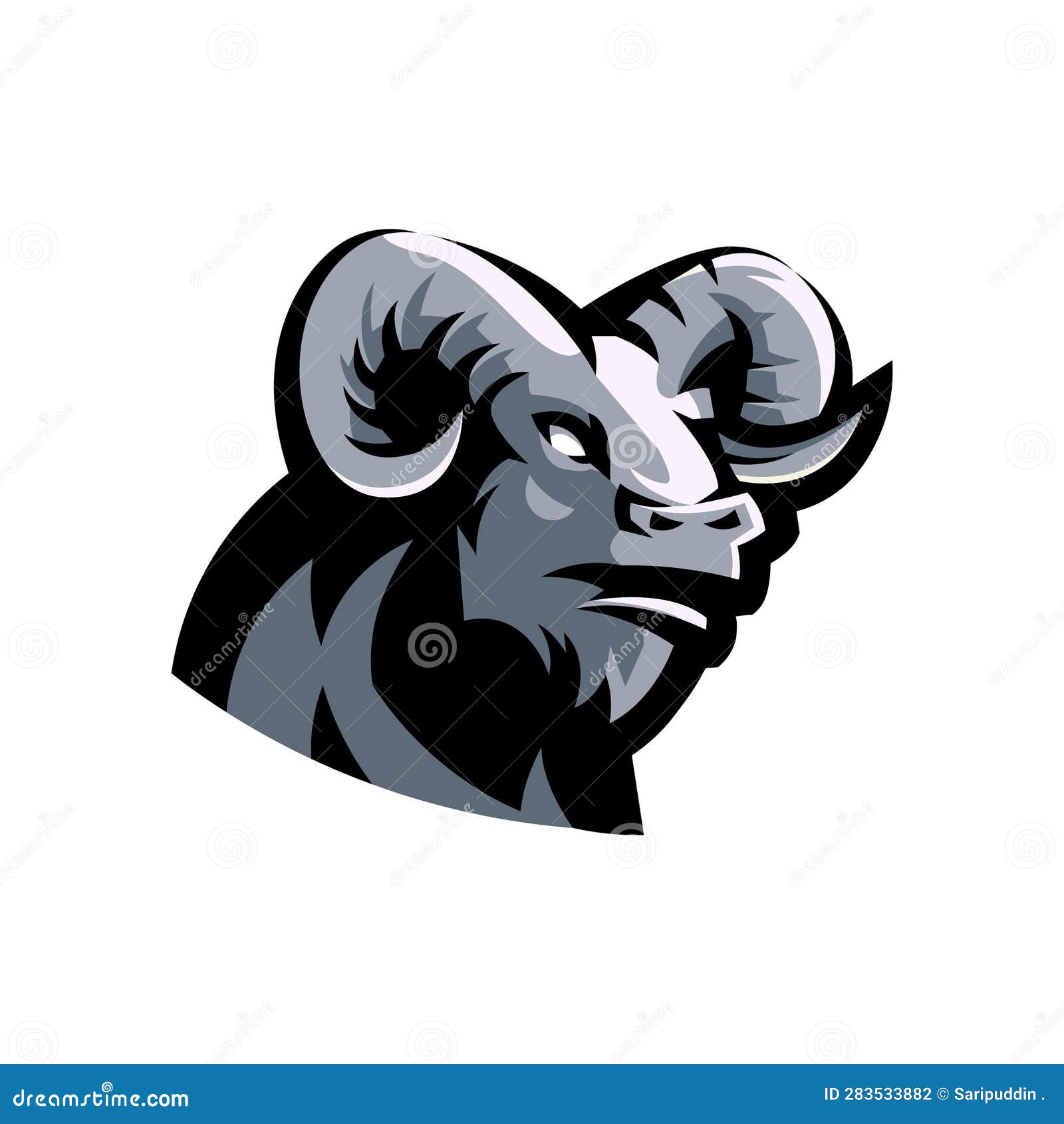 Goat athletic club stock vector. Illustration of awesome - 283533882