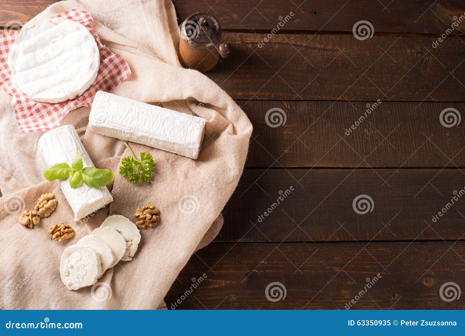 Goat cheese and camembert stock image. Image of picnic - 63350935