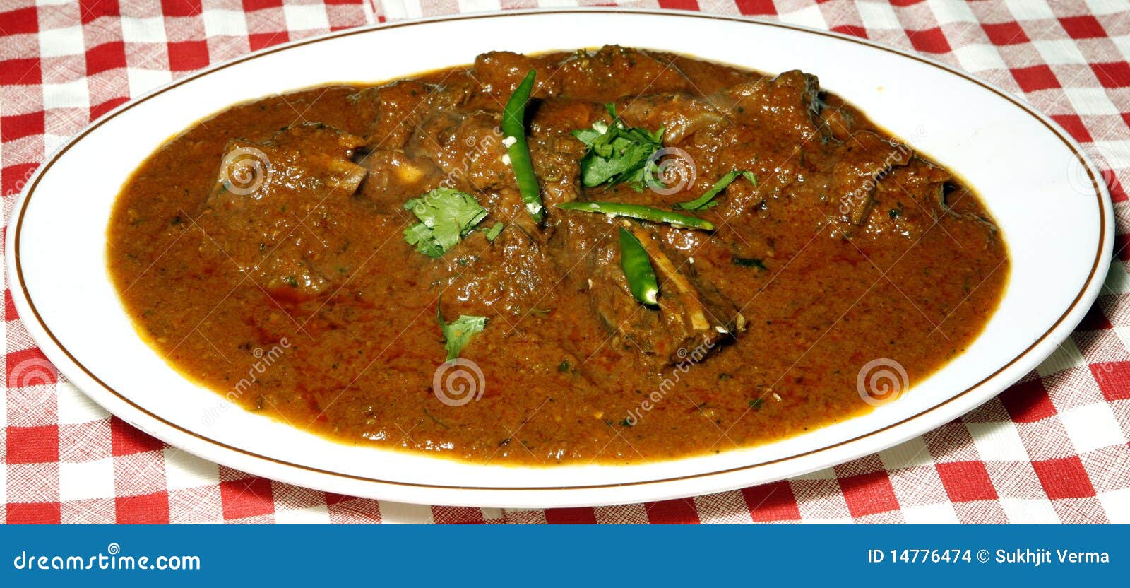 Goat Curry Cooked In A Large Cauldron With Firewood Royalty-Free Stock ...