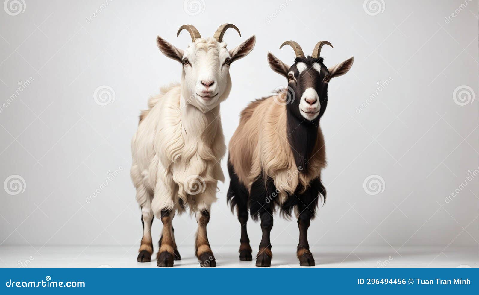 Goat . stock photo. Image of bull, standing, background - 296494456