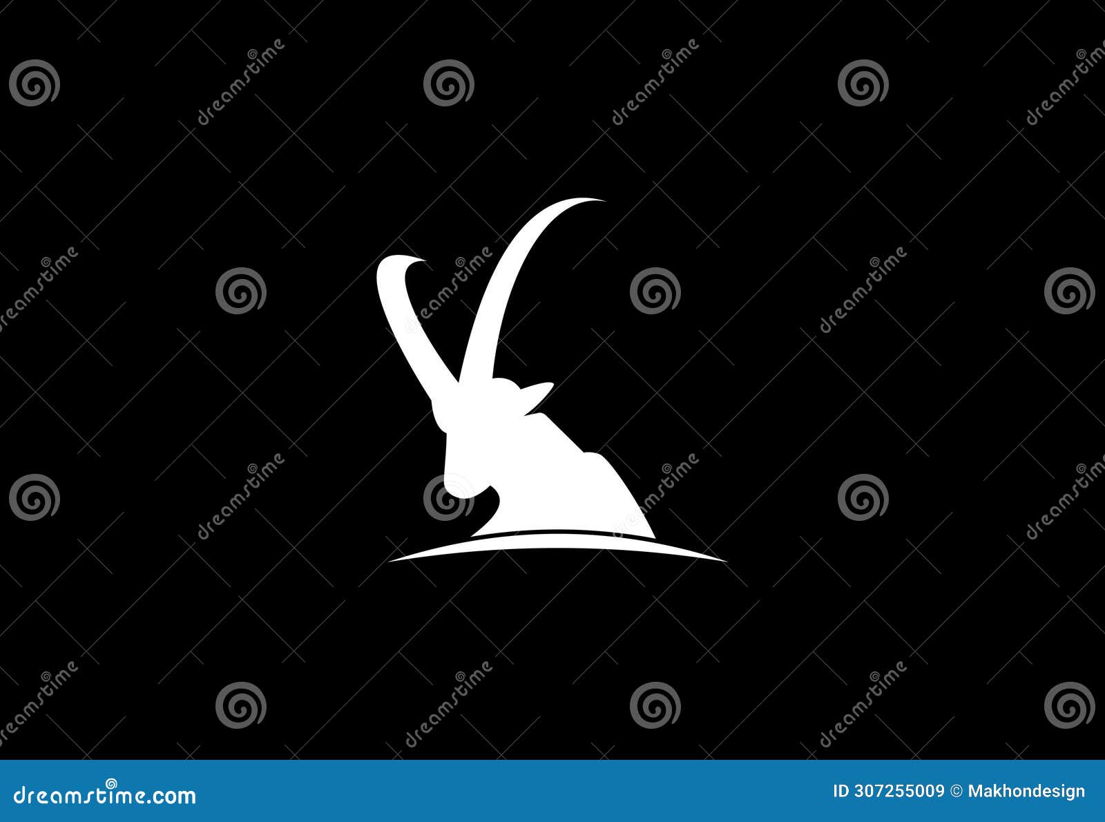 Ibex Logo Template Isolated. Brand Identity. Icon Abstract Vector ...