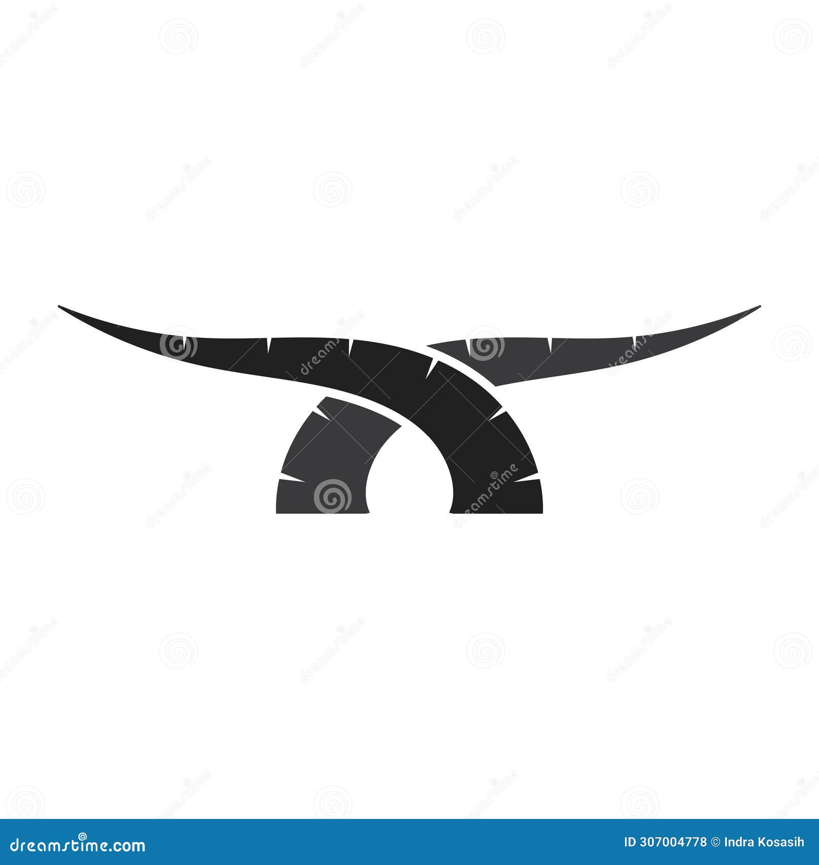 Goat Horn Logo Vector Icon Simple Illustration Design Stock Vector ...