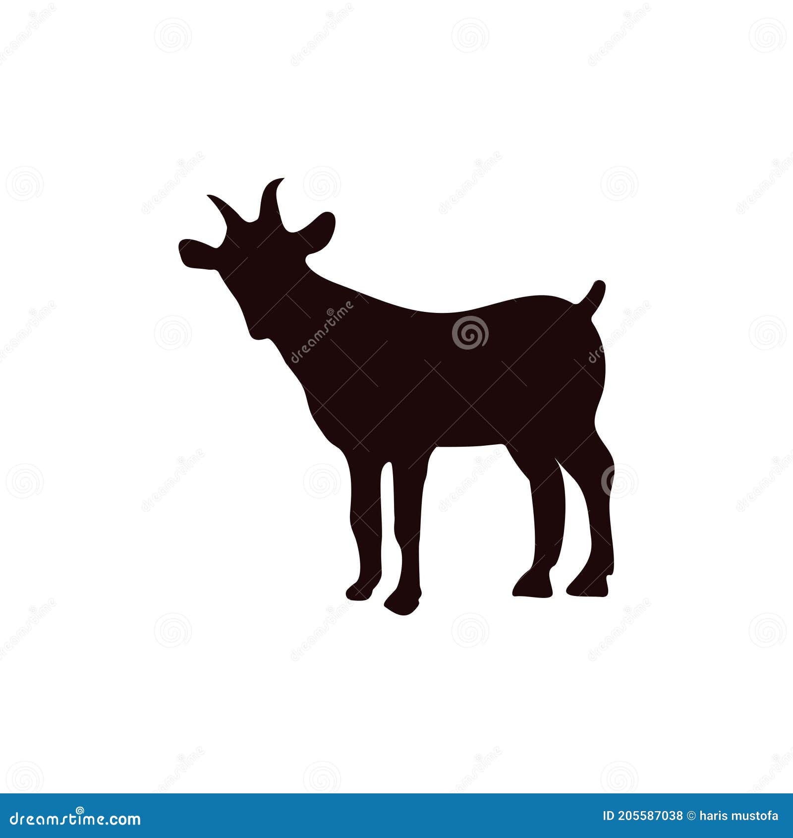 Goat Icon Design Template Vector Isolated Illustration Stock ...