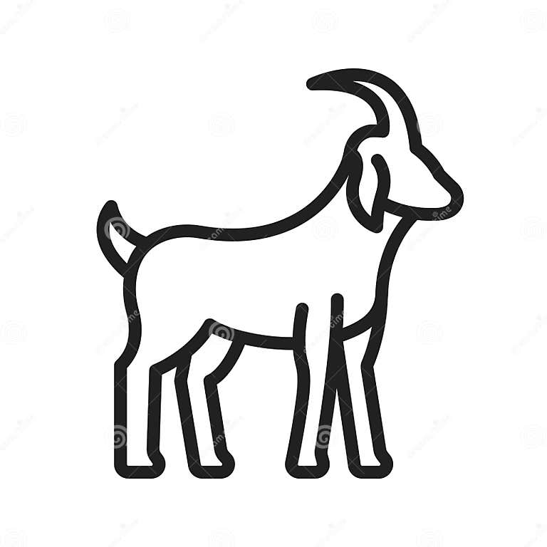 Goat Icon Vector Image. Suitable for Mobile Apps, Web Apps and Print ...