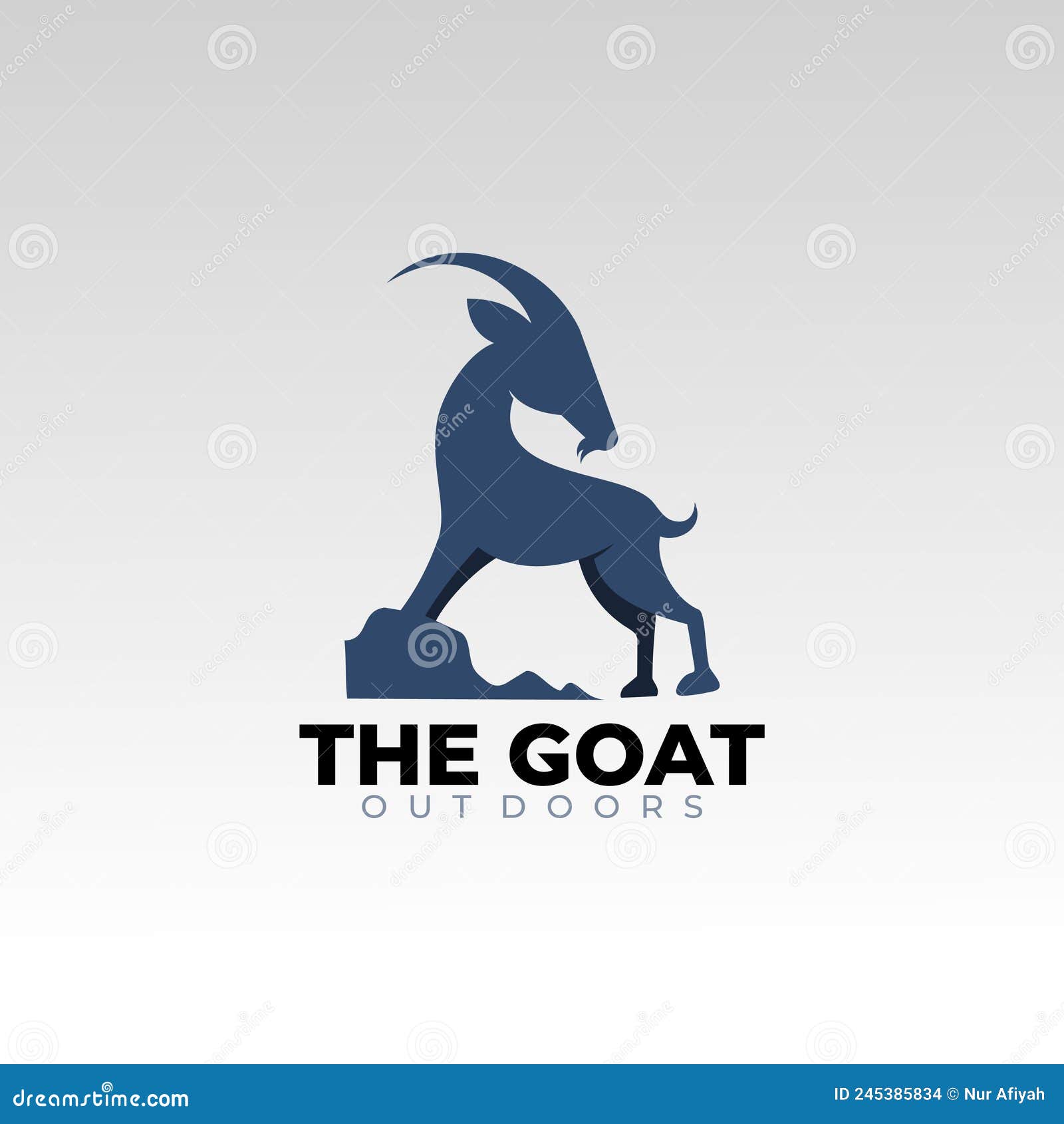 Goat Logo Design Template, Creative Icon, Simple Logos Vector ...