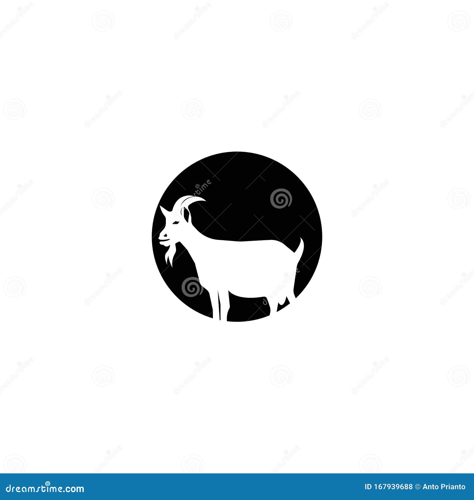 Goat Logo Icon Design Vector Stock Vector - Illustration of brown, goat ...