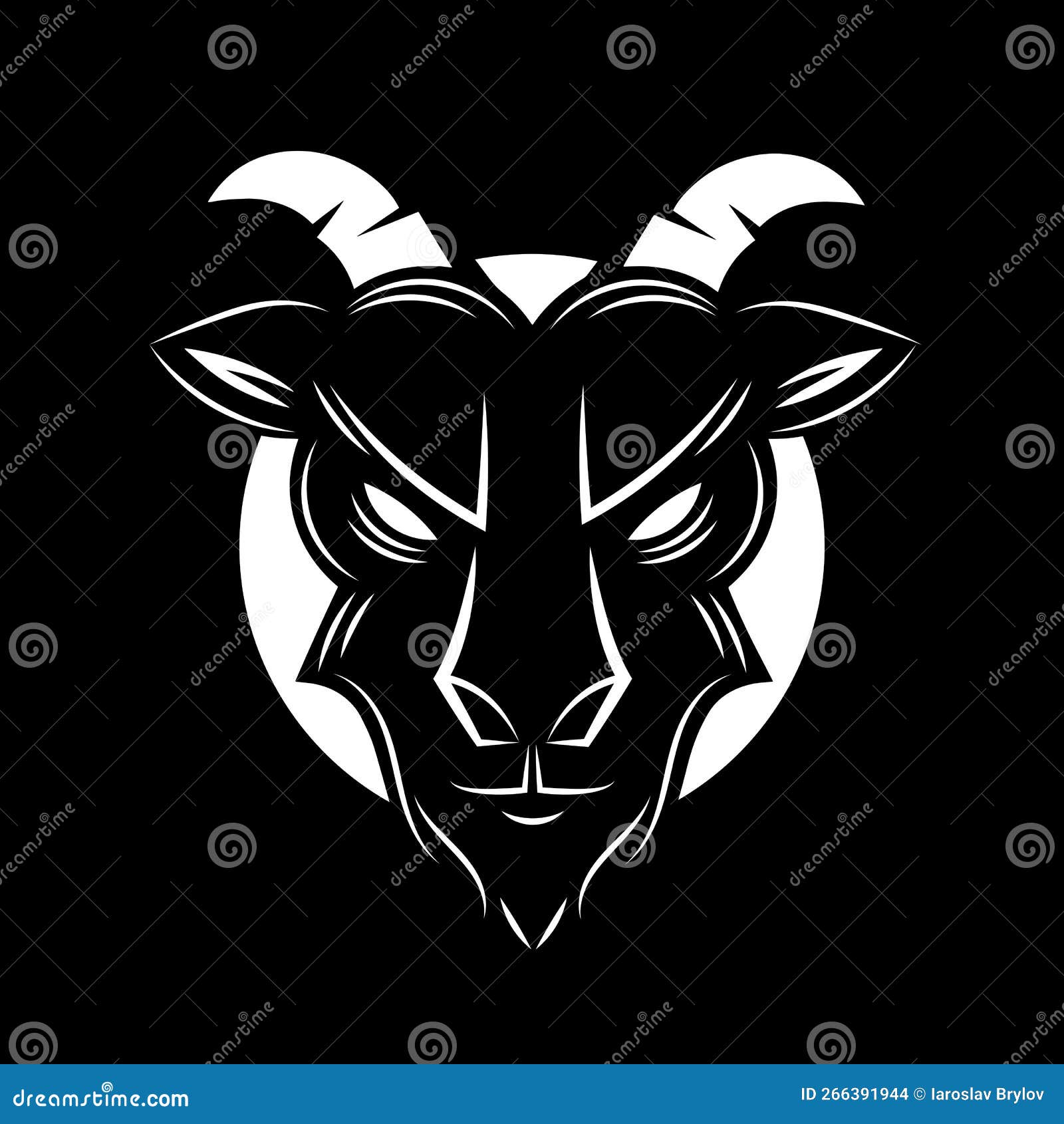 Goat Logo Icon Vector Design Goat Circle Logo Design Illustrator Design ...