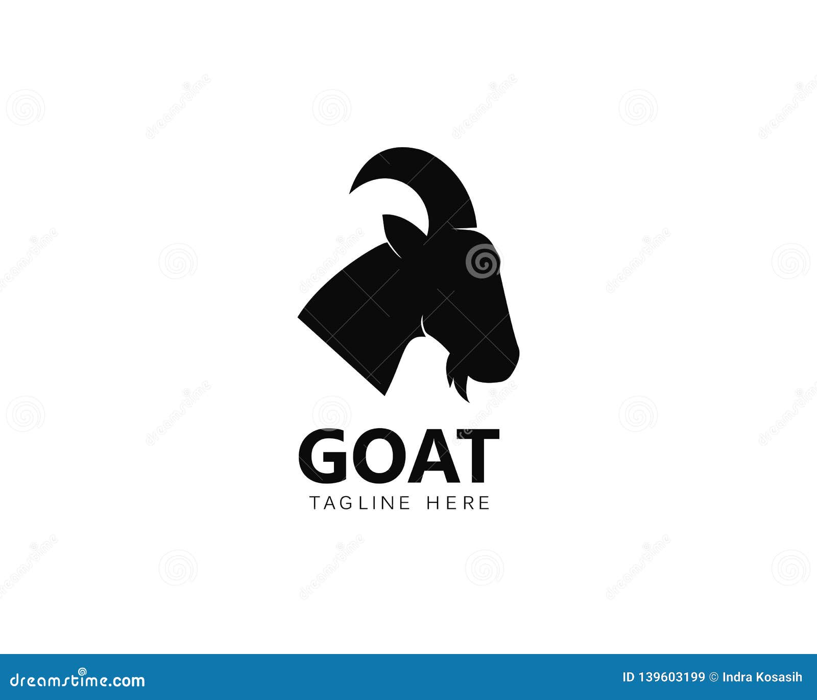 Goat Logo Made With Golden Ratio Principles, Mountain Ram Ot Goat With ...