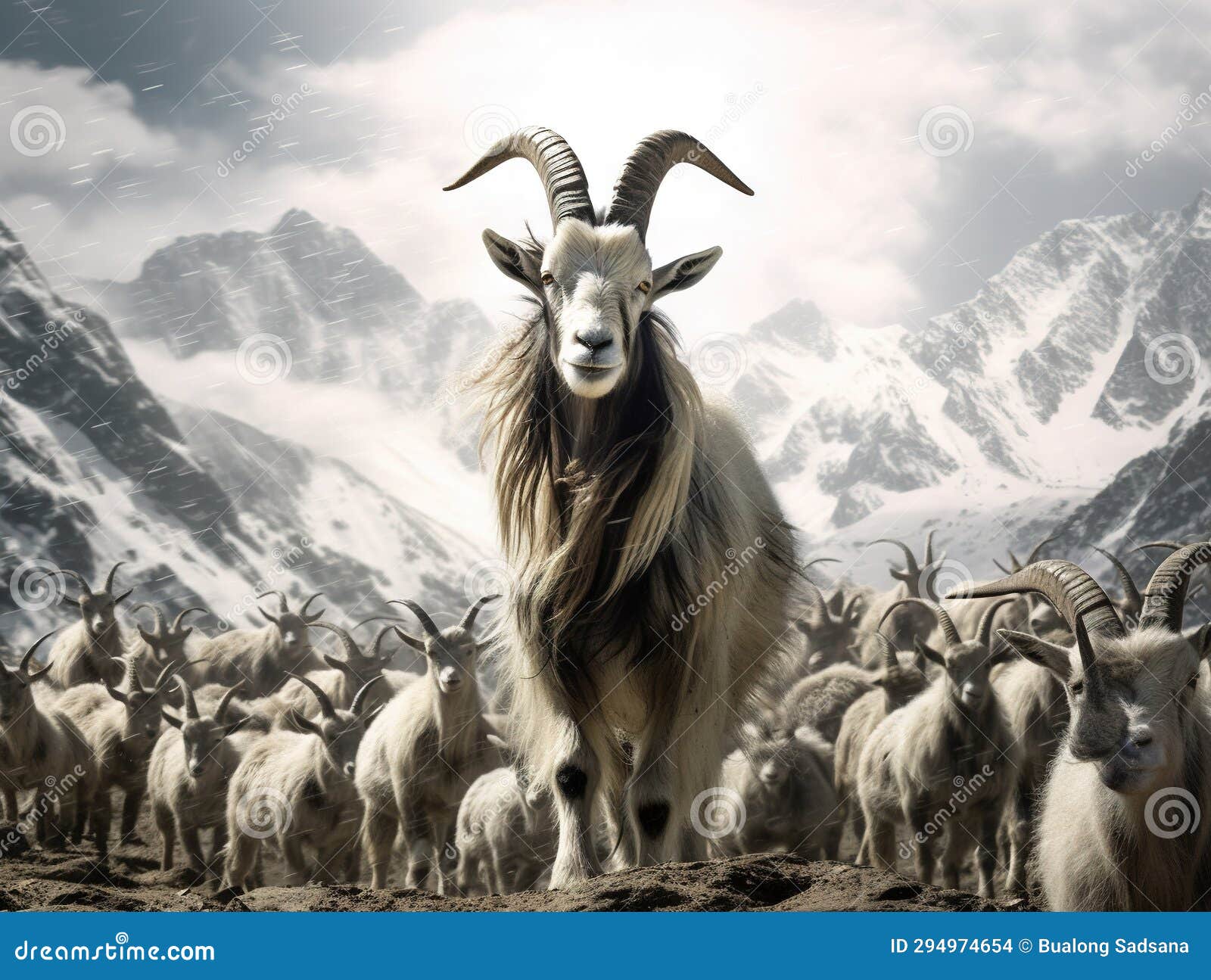 Goat Made with Generative AI Illustration Stock Illustration ...