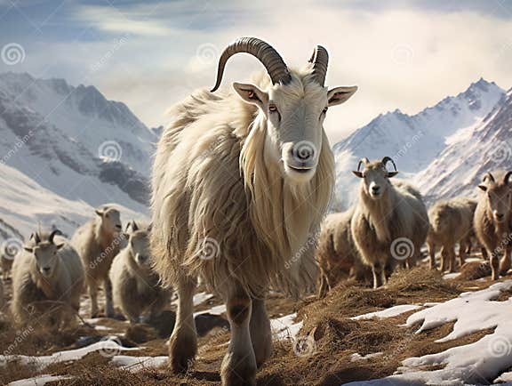 Goat Made with Generative AI Illustration Stock Illustration ...
